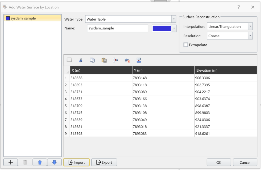 Slide3 Documentation | Add Water Surface by Location